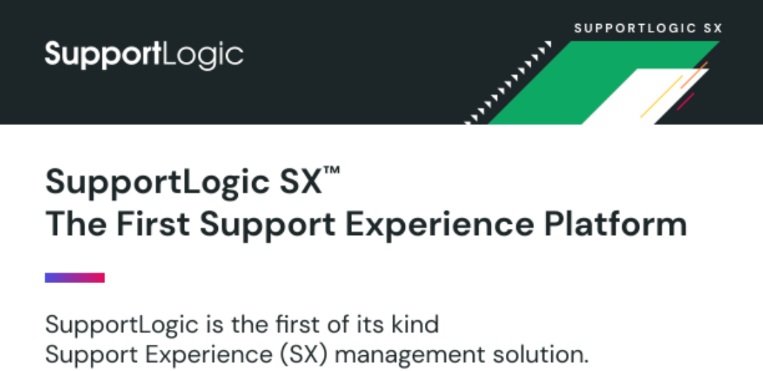 Datasheets | Predict & Prevent Customer Escalations | SupportLogic Experience Management